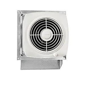 Broan-NuTone 509 Through-the-Wall Ventilation Fan White Cover, 200 CFM, 8.5 Sones, 8"