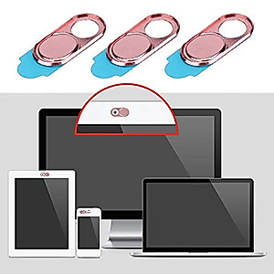 Andraw Valentine's Day Present Easy to Install Webcam Protect Sticker, Camera Protect Sticker, for Phone Smartphone Len(Pink)