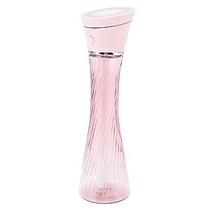 USB Humidifier, Desk Humidifier Ultrasonic Operation USB Charging Durable Compact for Office