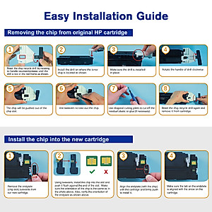 HaloFox Compatible Toner-Cartridge Replacement for HP 206A W2110A 206X W2110X for HP Color Pro MFP M283fdw M255dw M283cdw M283 M255 Printer Toner (Black Cyan Yellow Magenta, 4-Pack)
