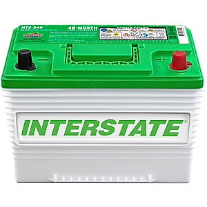 Interstate Batteries Automotive Battery 12V 63Ah (Group 34R) 800CCA SLI Pure Lead AGM Automobile Replacement Battery for Cars, Jeeps, SUVs, Trucks, Vans (MTZ-34R)