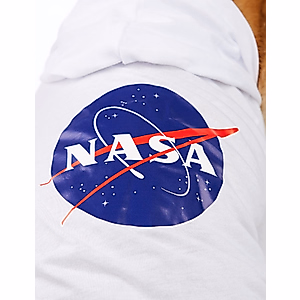 Coomour NASA Dog Halloween Shirts Dogs Clothes Puppy Hoodies Pet Sweatshirt Doggie Outfits Cat Apparel (M)