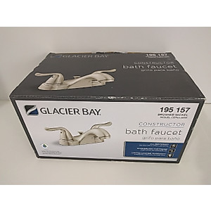 Glacier Bay Constructor Bath Faucet Brushed Nickel