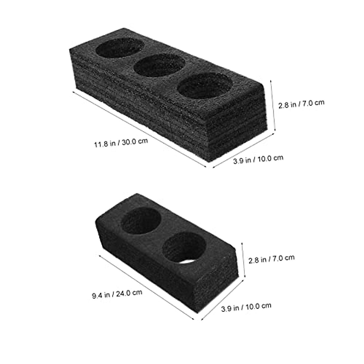 Healeved 4 Pcs Cup Holder Black Serving Tray Black Trays Drink Holder for Couch Milk Tea Holders Beverage Carrier Beverage Packaging Carrier Coffee Cup Carrier Tray Drink Cup Carrier Tray