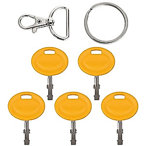 5pcs Spare Keys Ignition Keys Compatible with Cub MTD Troy Bilt Craftsman Lawnmower, Extra Keys Backup Keys to Replaces 625-05000 625-05002 925-2054A 925-1745A