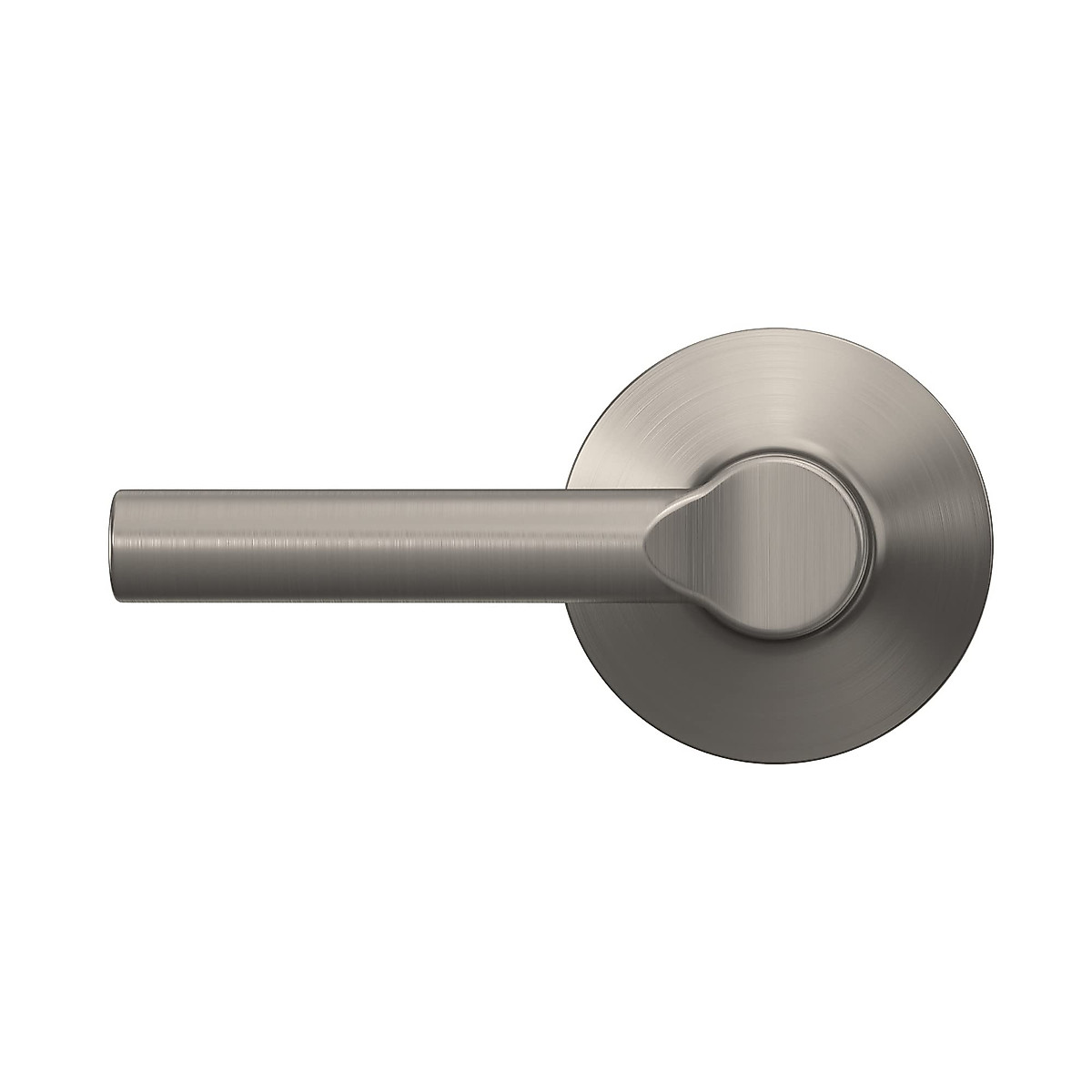 Schlage F10 BRW 619 Broadway Door Lever, Hall & Closet Passage Lock, Satin Nickel