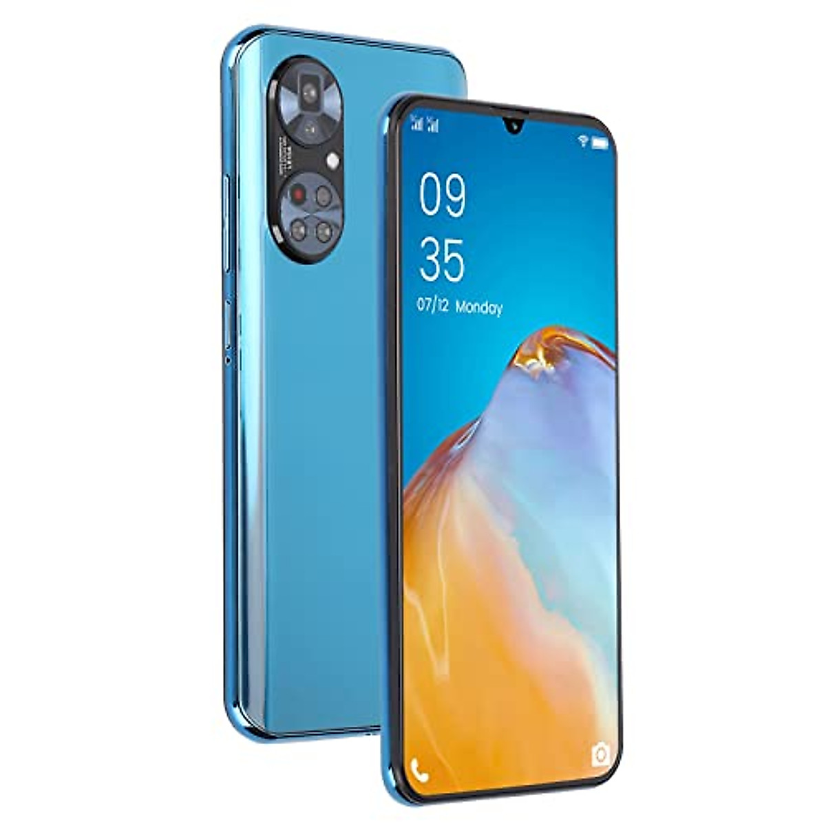 Mobile Phone, Face Unlocked Smartphone 6.5in Screen 2GB RAM Rear 21MP 32GB ROM for Work (US Plug)