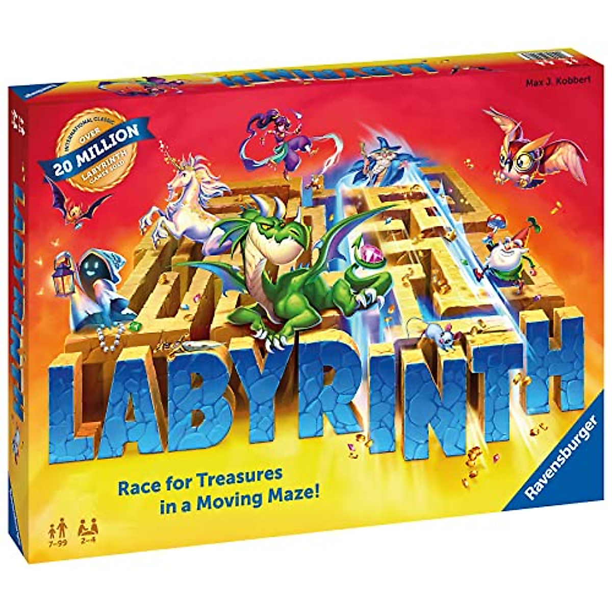 Ravensburger Labyrinth - Enthralling Family Board Game | Ideal for Kids and Adults Aged 7 and Up | Offers Great Replay Value | Designed for 2-4 Players | Globally Celebrated | ASIN: 26448