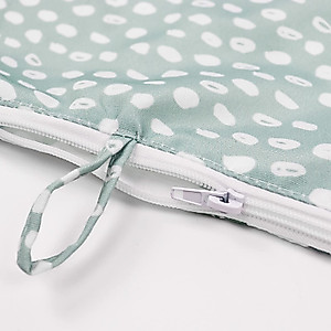 High Chair Cushion, for IKEA High Chair Cushion, Cushion High Chair, for IKEA Highchair Cushion for IKEA Antilop Highchair, Built-in Inflatable Cushion, Baby Sitting More Comfortable (Fresh Leaf)