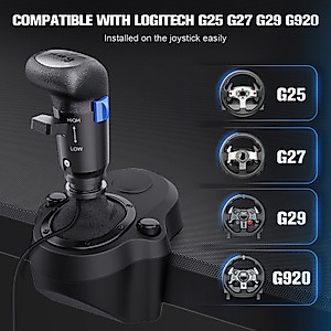 aikeec USB Gearshift Knob from a Man Truck ATS ETS for Logitech G29 G27 G25 G920 H Gearshift Shifter Knob for ATS ETS2 Games AI PC …
