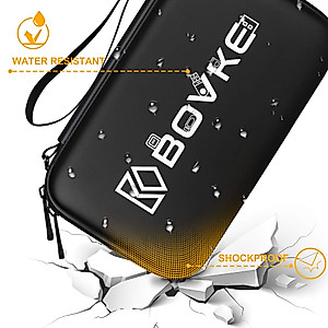 BOVKE Flash Drive Case SD Card Holder 48 Slots USB Storage Case Thumb Drive Memory Card SDXC SDHC Card Organizer for SanDisk Samsung SamData Netac PNY YubiKey TOPESEL USB Stick Flash Drives, Black