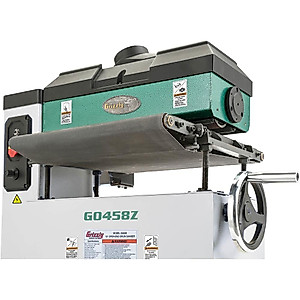 Grizzly Industrial G0458Z - 18" 1-1/2 HP Open-End Drum Sander w/VS Feed