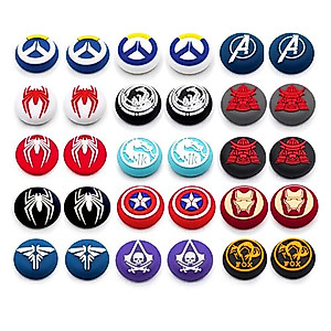 Soft Silicone Thumb Grip Stick Cap Cover Joystick Cap for PS5 PS4 Pro PS3 Xbox One 360 Controller Accessories (E)