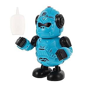 Toyvian 1pc King Robot Puppy Toys for Kids Mini Toy Robot for Kids Child Robot Toy Robotic Toy Kids Robot Toy Birthday Present Child Plastics, Electronic Components Blue Desktop