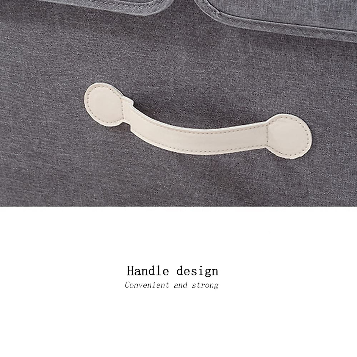 Storage Bins with Lids Foldable Stackable Storage Bags Boxes Closet Organizers and Blanket Storage Containers with Double Handle and Removable Divider for Bedroom Home Office Large 2 Pack 36.5L Elegant Gray