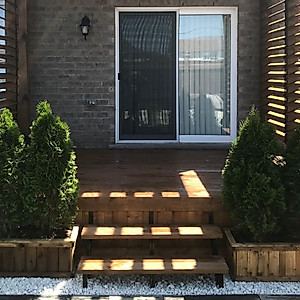 Pylex 13902 riser 2 Steps Steel Stair Stringers, Black