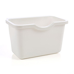 shlutesoy Multi-Function Kitchen Cabinet Door Plastic Basket Hanging Trash Can Waste Bin Garbage Bowl Box