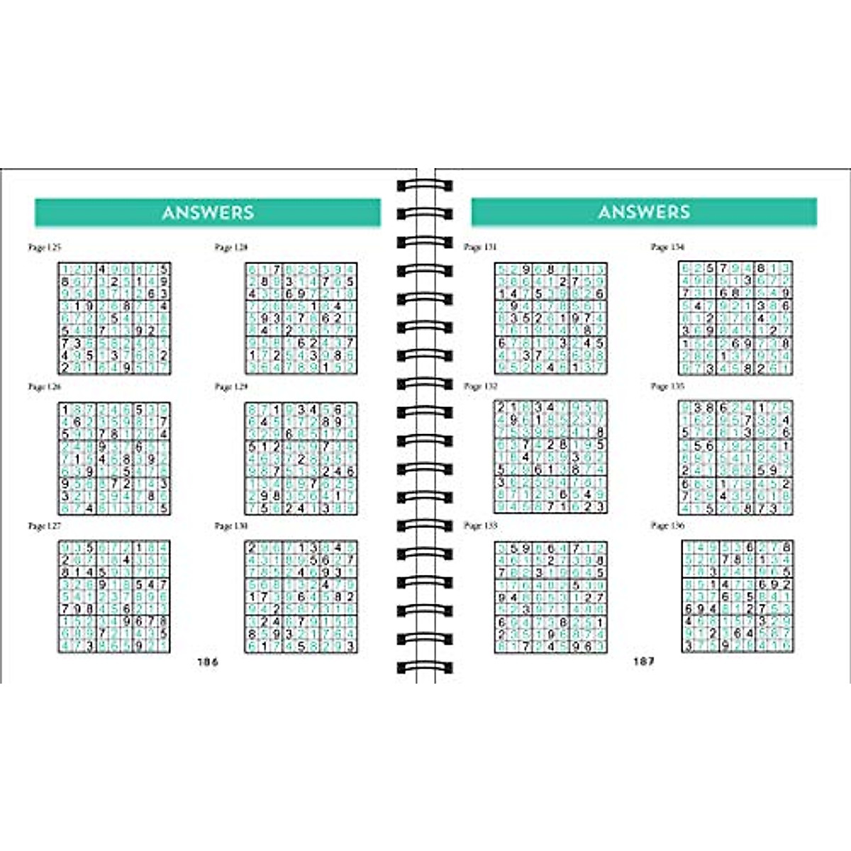 Brain Games - Large Print Sudoku Puzzles (Green)
