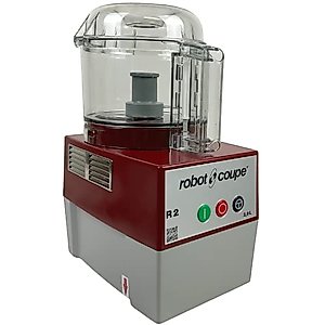 Robot Coupe R2N CLR Continuous Feed Combination Food Processor with 2.9 Liter Clear Polycarbonate Bowl, 1-HP, 120-Volts