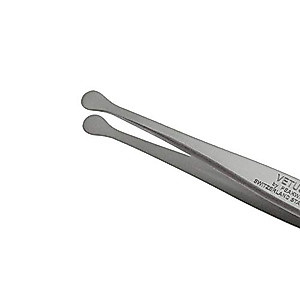 SZELES Vetus Tweezer Non-magnetic Stainless Steel Round Tip 33A-SA