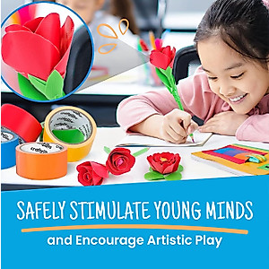 Craftzilla Rainbow Colored Duct Tape — 6 Bright Duct Tape Colors — 10 Yards x 2 Inch — Waterproof Duct Tape — Colored Duct Tape Multipack for Arts — Heavy Duty Duct Tape — Color Duct Tape Rolls