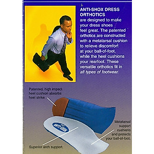 Anti Shox Dress Orthotics Mens 12+