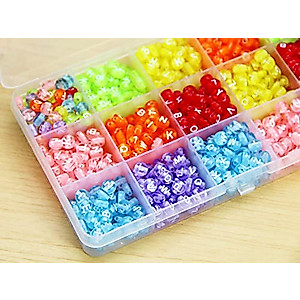 JESEP YONG 8 packs Plastic Organizer Box 15 Grids Clear Storage Container Jewelry Case with Fixed Dividers for Beads Art DIY Crafts Jewelry Fishing Tackles (8pcs 15 Grids Box)