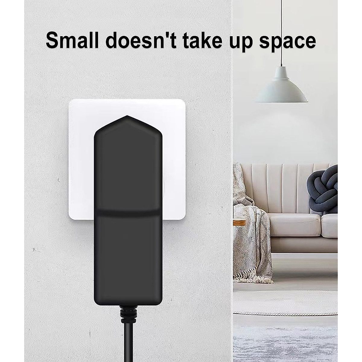 6V Power Supply DC Adapter for 2.5 to 23 Gallon Automatic Bins Compatible with iTouchless Smart Stainless Steel Bins 13 Gallon Trash Can Power Cord Replacement