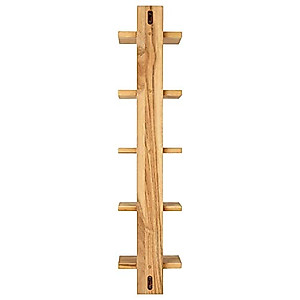 Signature Hardware 422710 Bastian 7-7/8" Teak Wood Bathroom Shelf