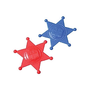 Novelty Treasures Costume Play Set Child Western Cowboy Hat, Plastic Sheriff Badge, and Matching Bandana Scarf (2 Sets)