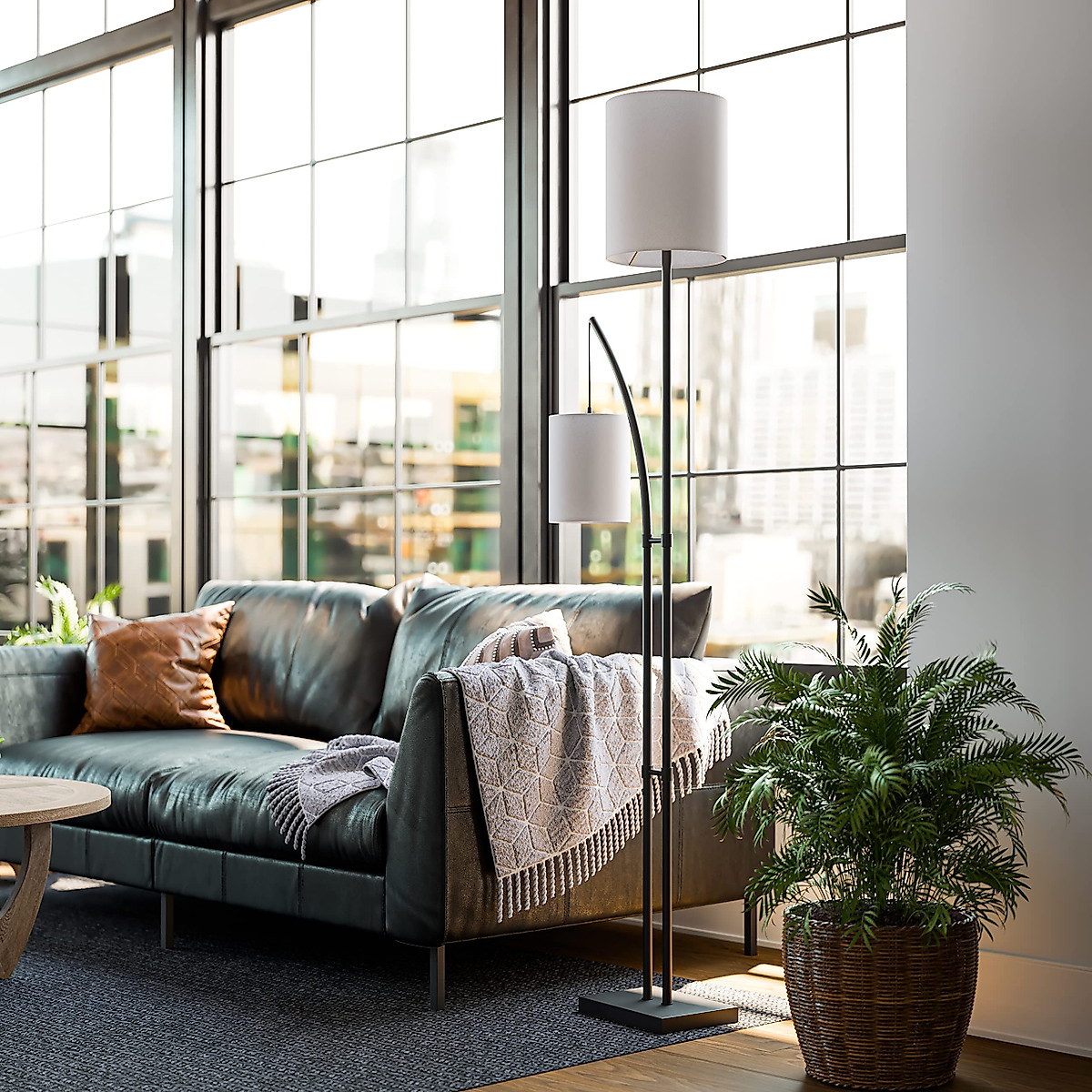 Kenroy Home 34266BRZ Lanterna Mother and Son Floor Lamps, Medium, Bronze