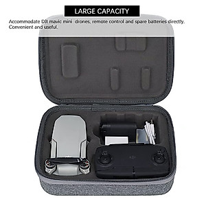 GLGLMA Handheld Carrying Case for 𝐃𝐉𝐈 𝐌𝐚𝐯𝐢𝐜 𝐌𝐢𝐧𝐢 𝐃𝐫𝐨𝐧𝐞 𝐀𝐜𝐜𝐞𝐬𝐬𝐨𝐫𝐢𝐞𝐬, Waterproof Drone Storage Bag