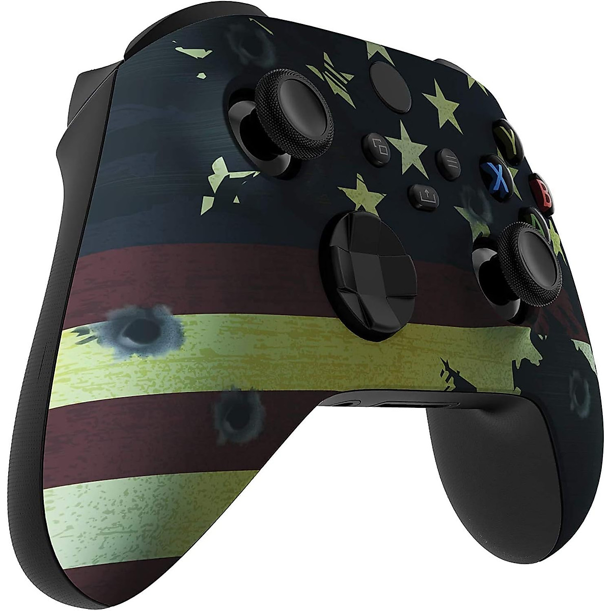Xbox Custom Gaming Controller -Soft Shell for Comfort Grip X for Microsoft Xbox Series X/S 1 (Flag)
