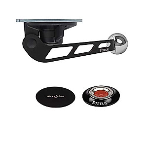 Nite Ize Original Steelie Orbiter Windshield Mount Kit - Low Profile Magnetic Car Windshield Mount for Smartphones