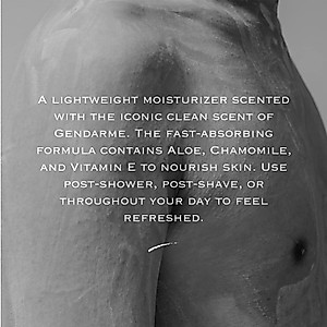 Gendarme Moisture Balm for Men - Moisturizing Aftershave Skin Treatment with Aloe, Chamomile & Vitamin E, 4 oz