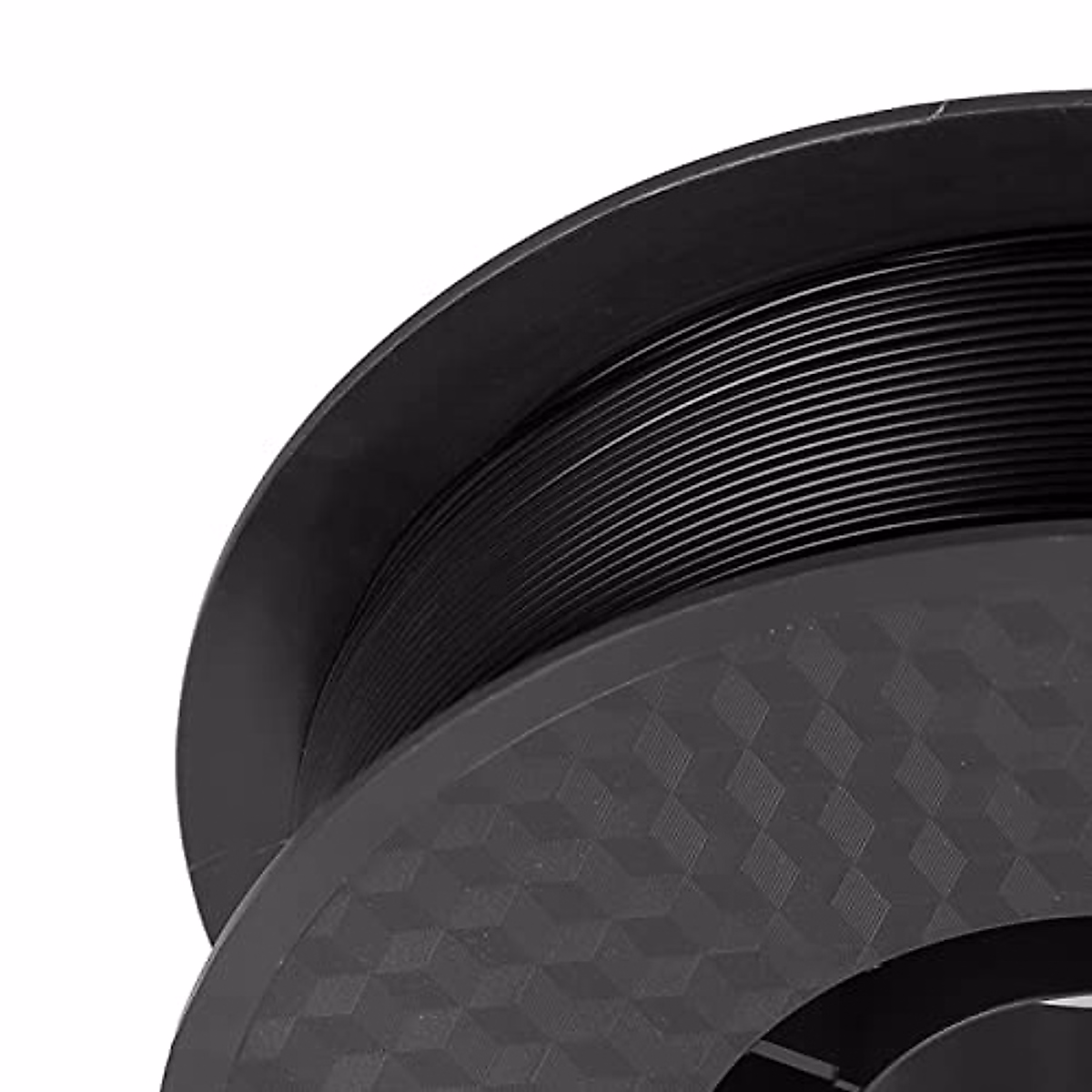 3D Printer Consumable, 1kg PLA Filament Smokeless Anti Clogging for Printing(Black)