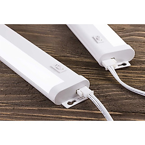 UltraPro 36 inch Under Cabinet Light Linking Cord, LED, Plug-In, For Light Bar, Puck Lights, 47170 , White