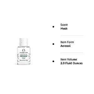 The Body Shop White Musk Eau De Toilette – Fresh, Floral Fragrance – Vegan – 2 oz