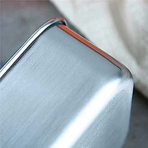 Anas Small Stackable Snack Containers | Leak-Proof Stainless Steel Containers With Lids (Rectangular)