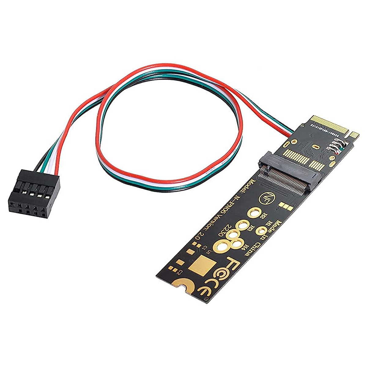 xiwai NGFF A/E-Key Card to M.2 NGFF Key-M NVME SSD Adapter for AX200