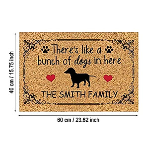 JMETRIE Dogs' Home Here is a Group of Dog Printed Floor mats Blankets Small (Brown, One Size)