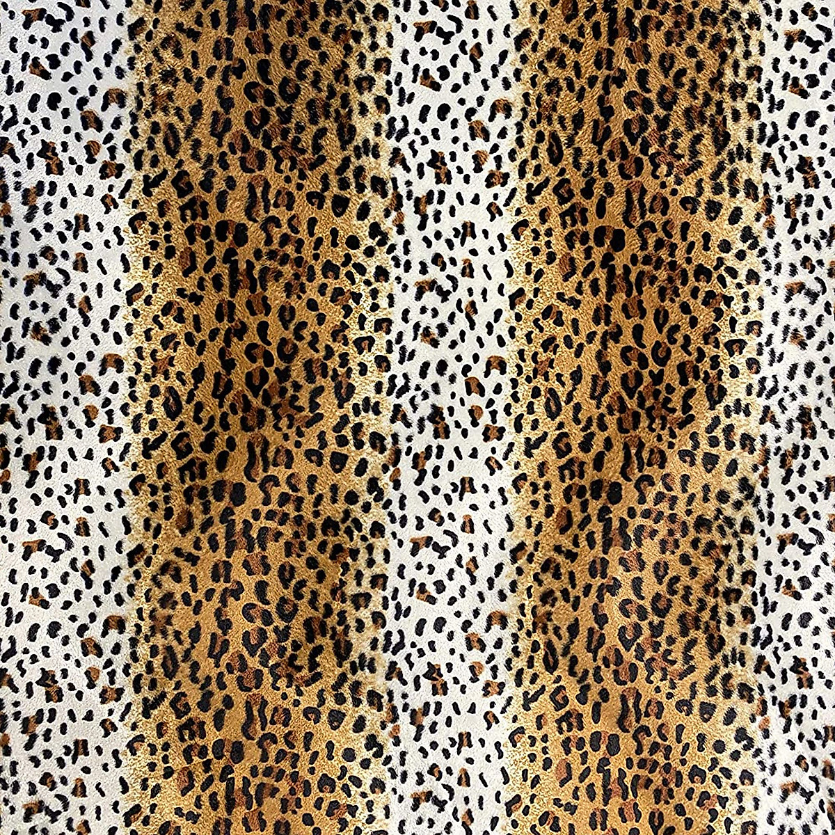 FabricLA Velboa S-Wave Animal Print Fabric - Short Pile Faux Animal Fur Fabric - 60" Inches (150 CM) Wide - Fake Animal Fur Fabric - Cheetah, 1 Continuous Yard