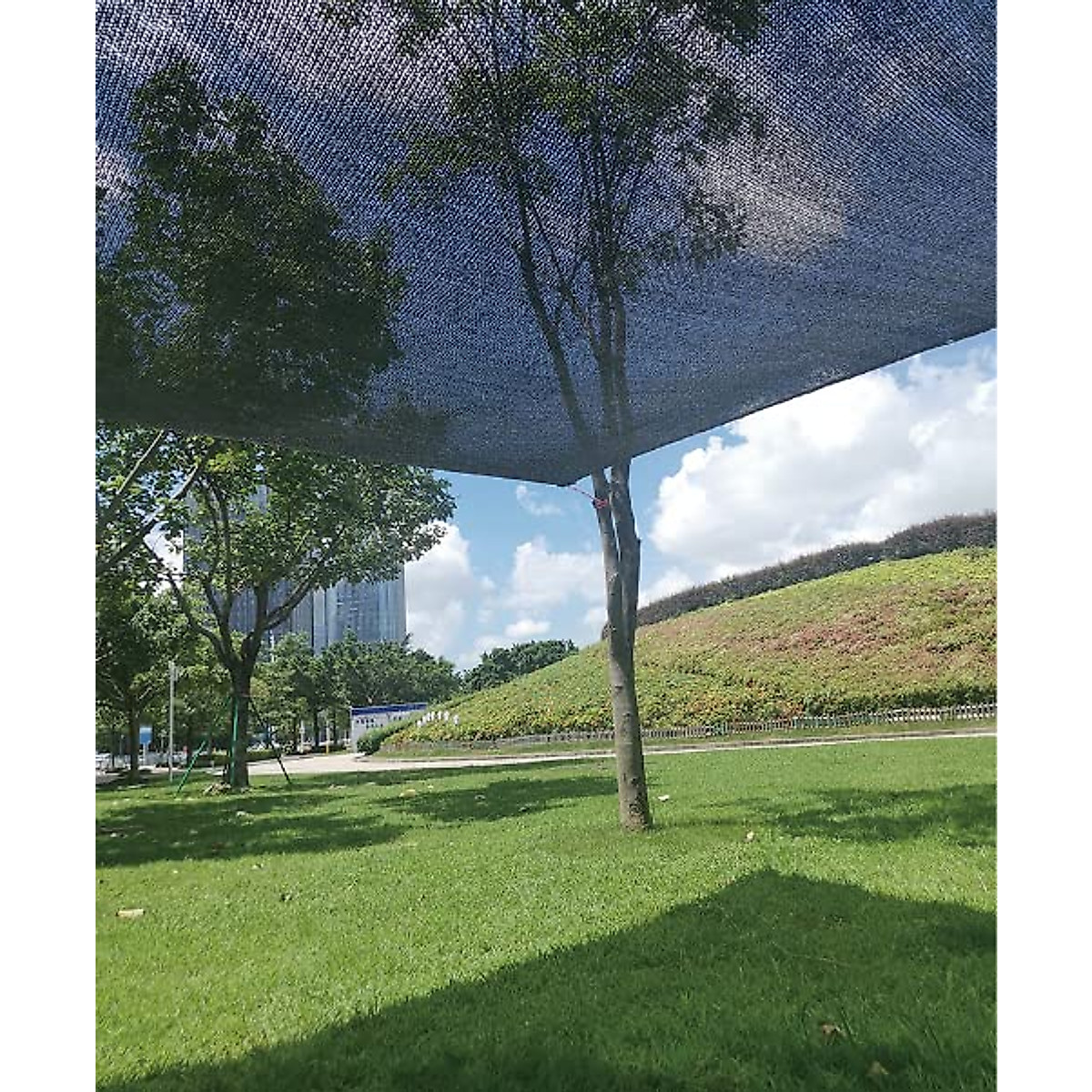 65%Black Shade Cloth, 6.5ft X10ft Durable Mesh Tarp with Grommets, Garden Sunblock Shade Cloth Shading Antifreezing for Plants Cover, Greenhouse, Barns Kennel, Patio, Tomatoes