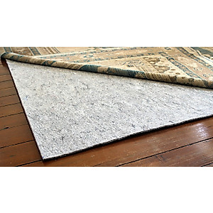 RUGPADUSA - Basics - 2'x12' - 1/4" Thick - Felt + Rubber - Non-Slip Rug Pad - Cushioning Felt for Added Comfort - Safe for All Floors and Finishes