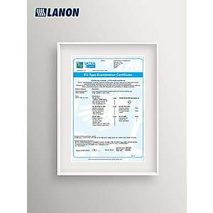 LANON Liquid Silicone Gloves, Heat Resistant Oven Gloves with Fingers, Food Grade, Waterproof, White, Medium