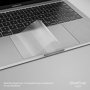 UPPERCASE GhostCover® Touch Premium Trackpad Protectors with Matte Finish, Compatible with 2023 2024 M2/M3 MacBook Air 15", A3114 A2941, 2 Pack, Matte Clear
