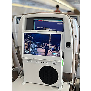 UPspec Gaming xScreen Stand - Designed for Xbox - Ideal Compatible Feet Designed for an xScreen Attached to an Xbox Series S to go Vertical. (White)