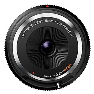 Olympus M.Zuiko 9mm F8.0 Fisheye Body Cap Lens BCL-0980 for Micro Four Thirds Cameras