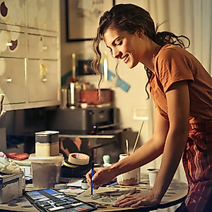 Handyman Crafts 50pcs Sketching Drawing Pencils Set Art Supplies | Sketch pencils,Graphite,Charcoal,Sketch book,Drawing supplies | In Black Zipper Case | For adults,teeage, Kids 9-12