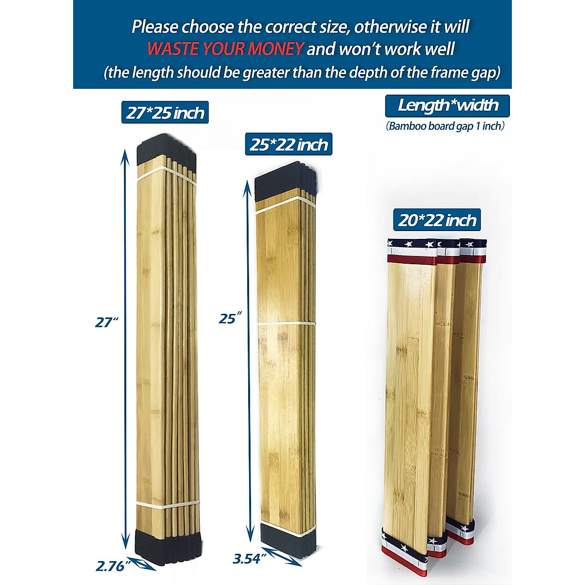 Kaupuar 27 * 25 inch Adjustable Couch Cushion Support Thicker Boards Insert Under Sofa Repair- Fix Sagging Furniture Seat (Set of 7)